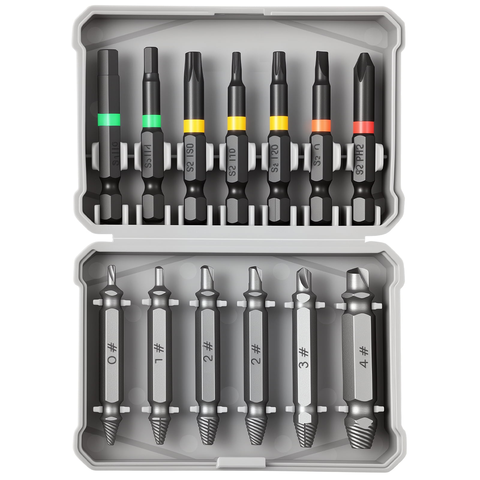 Screw Extractor and Drill Bit Set Efficient Damaged Screw Extractors ...