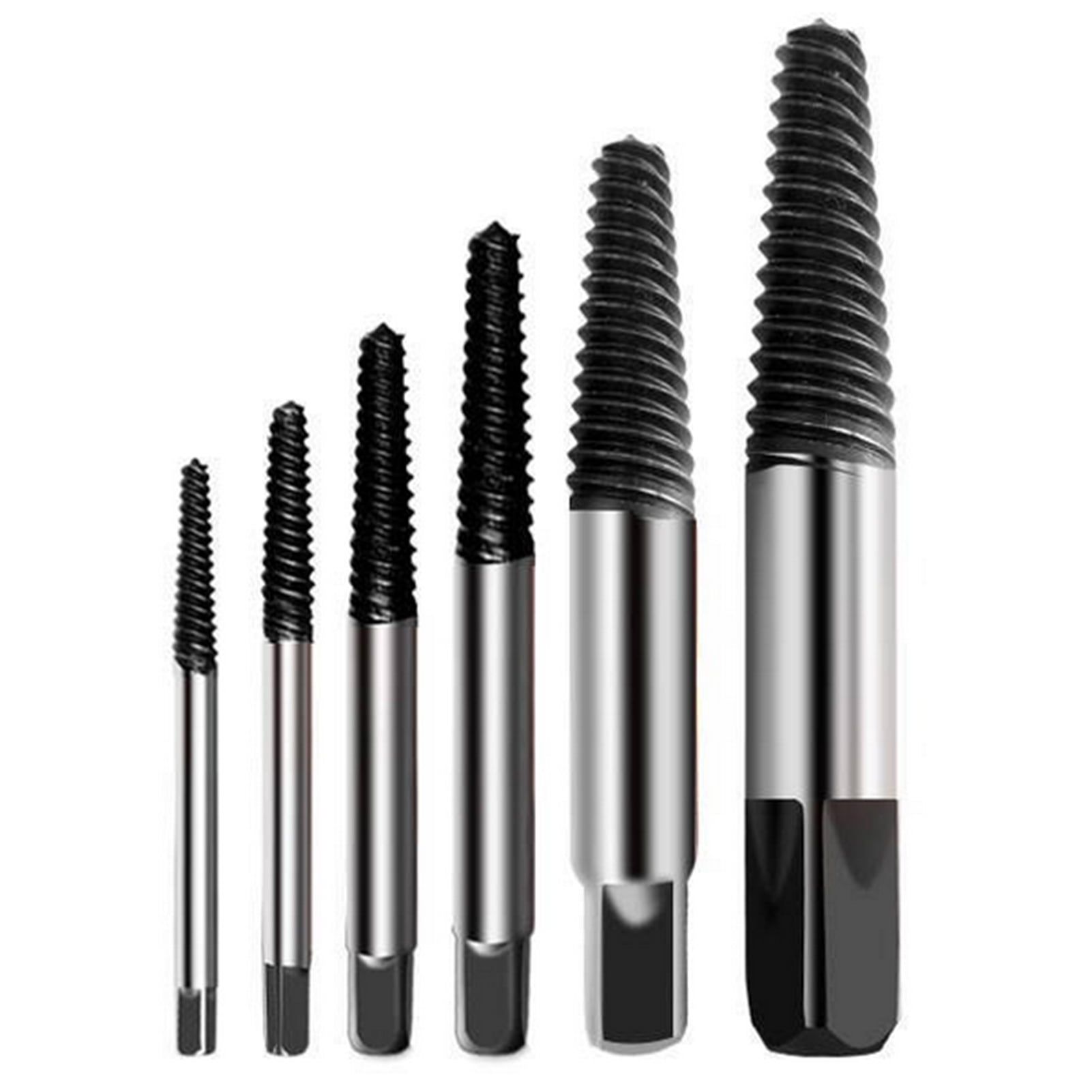 Screw Extractor,Screw Bolt Remover Broken Screw Bolt Serrated Head 6pcs ...