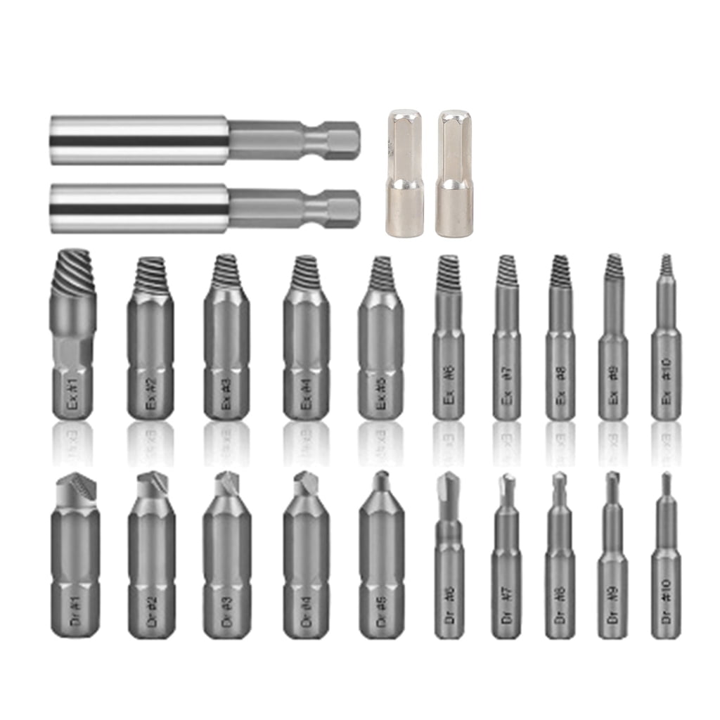 Screw Extractor Set Tools Gifts for Men Broken Damaged & Stripped Screw ...