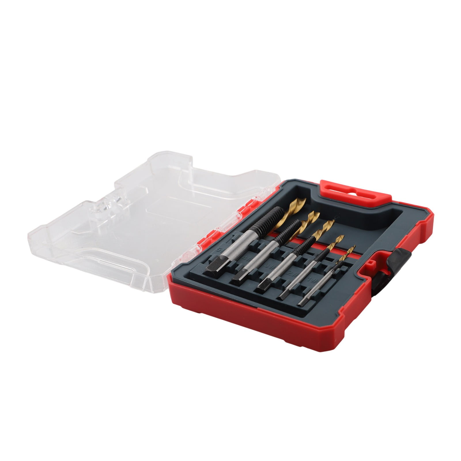 Screw Extractors Drill Bit Set Spiral Flute Remover for Broken Damaged ...