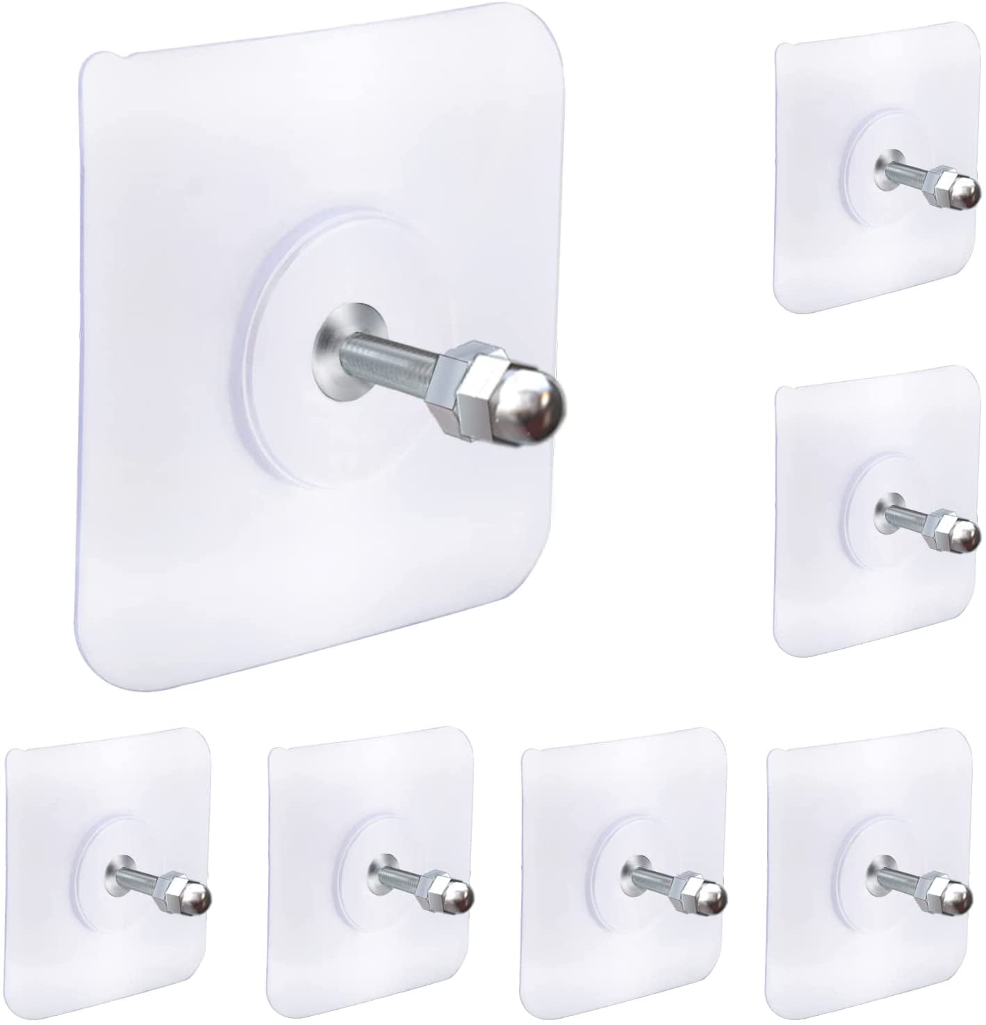 Screw Free Sticker,Adhesive Hooks Heavy Duty,Wall Hooks for Hanging ...