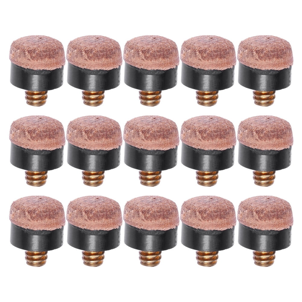 Screw Head Leather Screw- on Tips Cues Replacement Billiards ...
