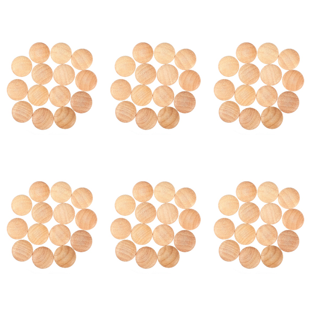 FENGGUIQU Furniture Decoration Screw Hole Plugs 300 Pcs Chocolate Color ...