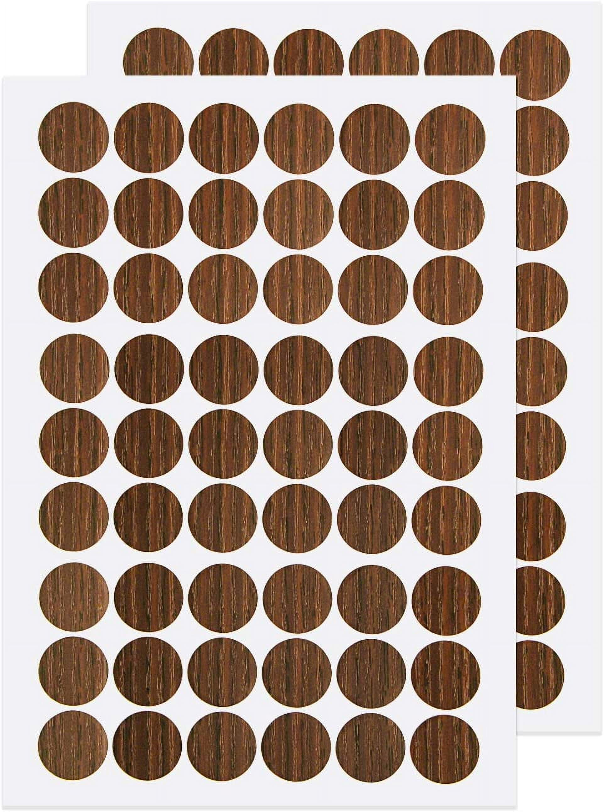 Screw Hole Stickers Pvc Covers Self Adhesive, 21Mm Decorative Stickers ...
