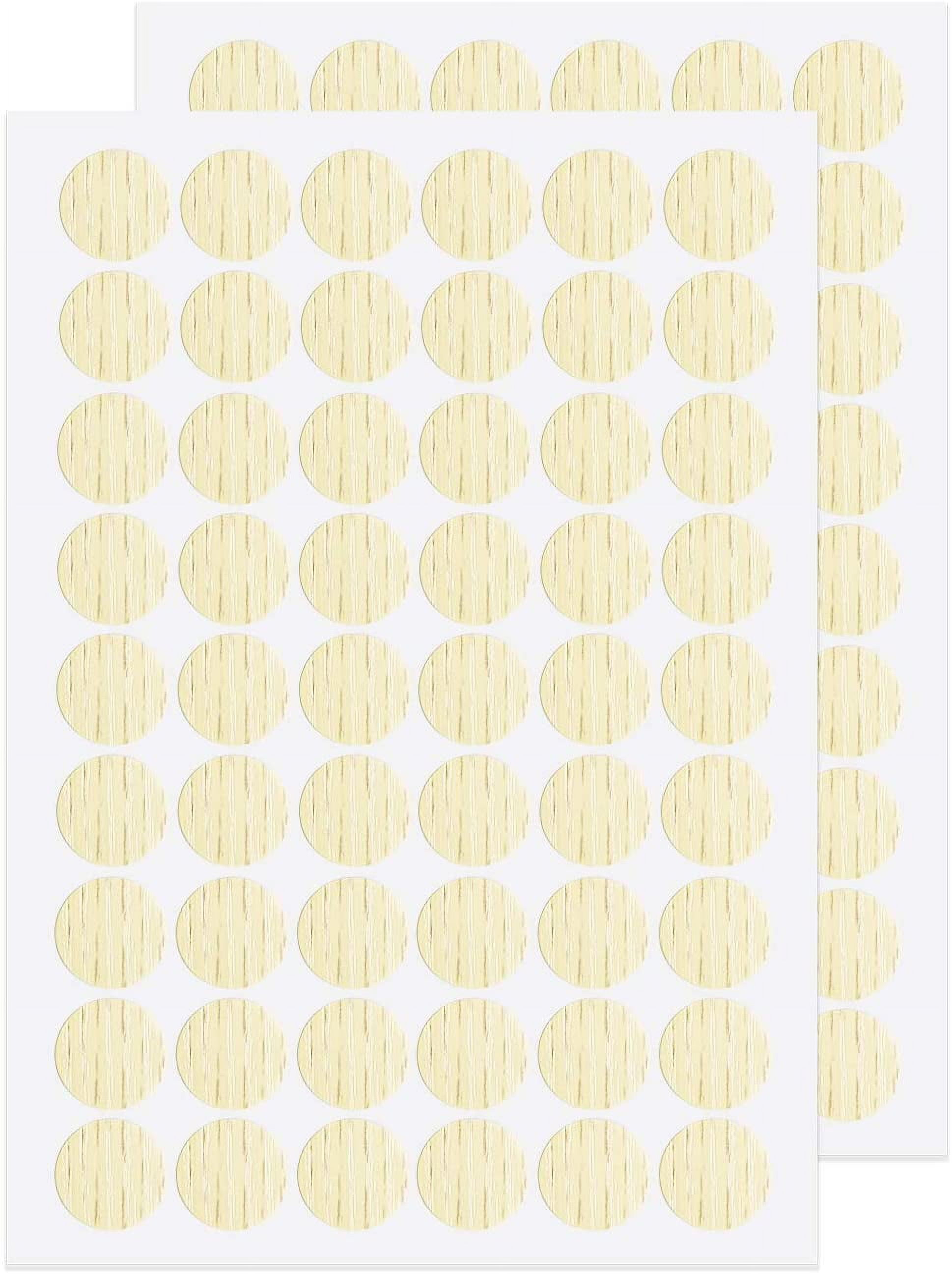 Screw Hole Stickers Pvc Covers Self Adhesive, 21Mm Decorative Stickers ...