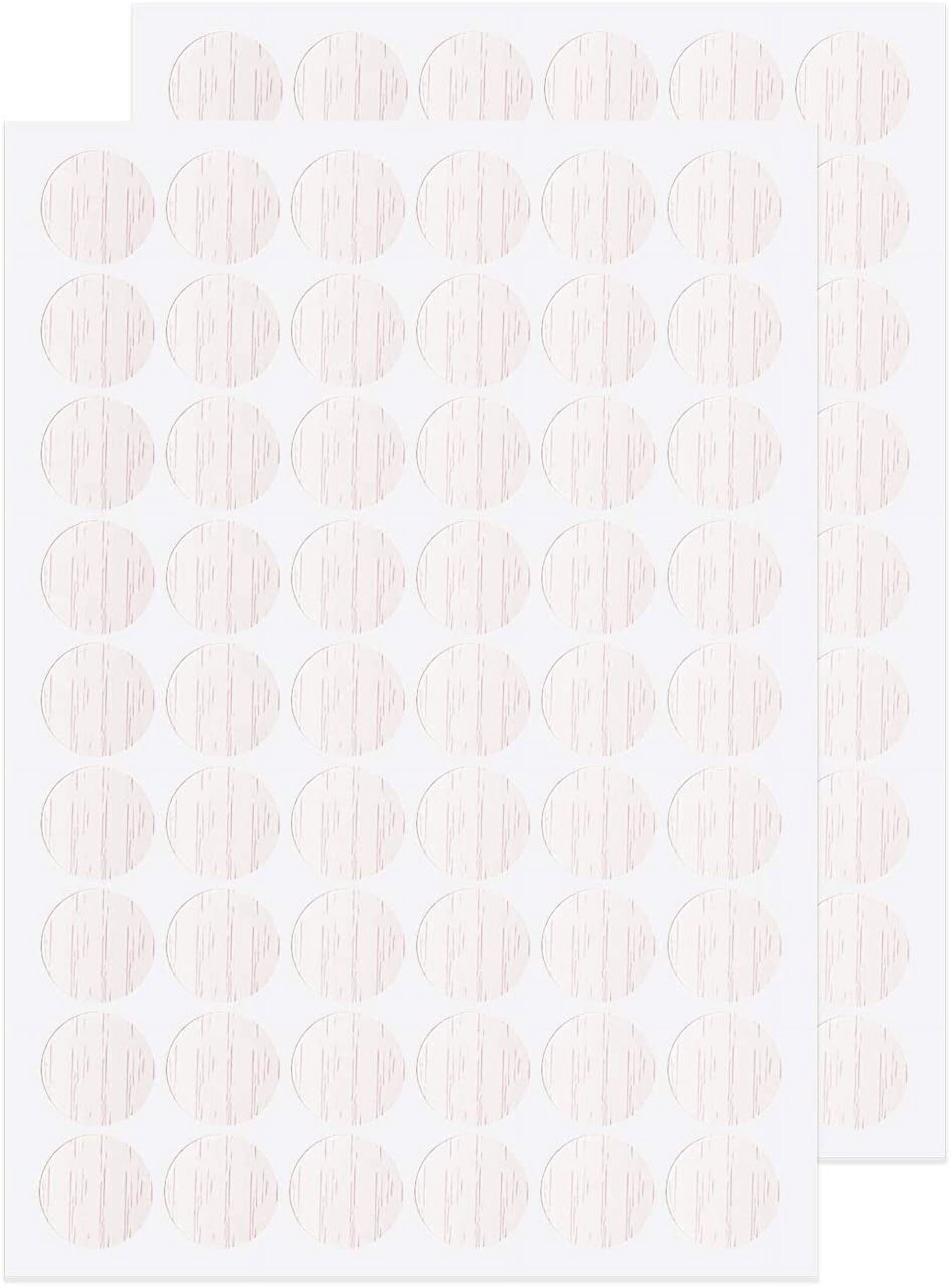 Screw Hole Stickers Pvc Covers Self Adhesive, 21Mm Decorative Stickers ...