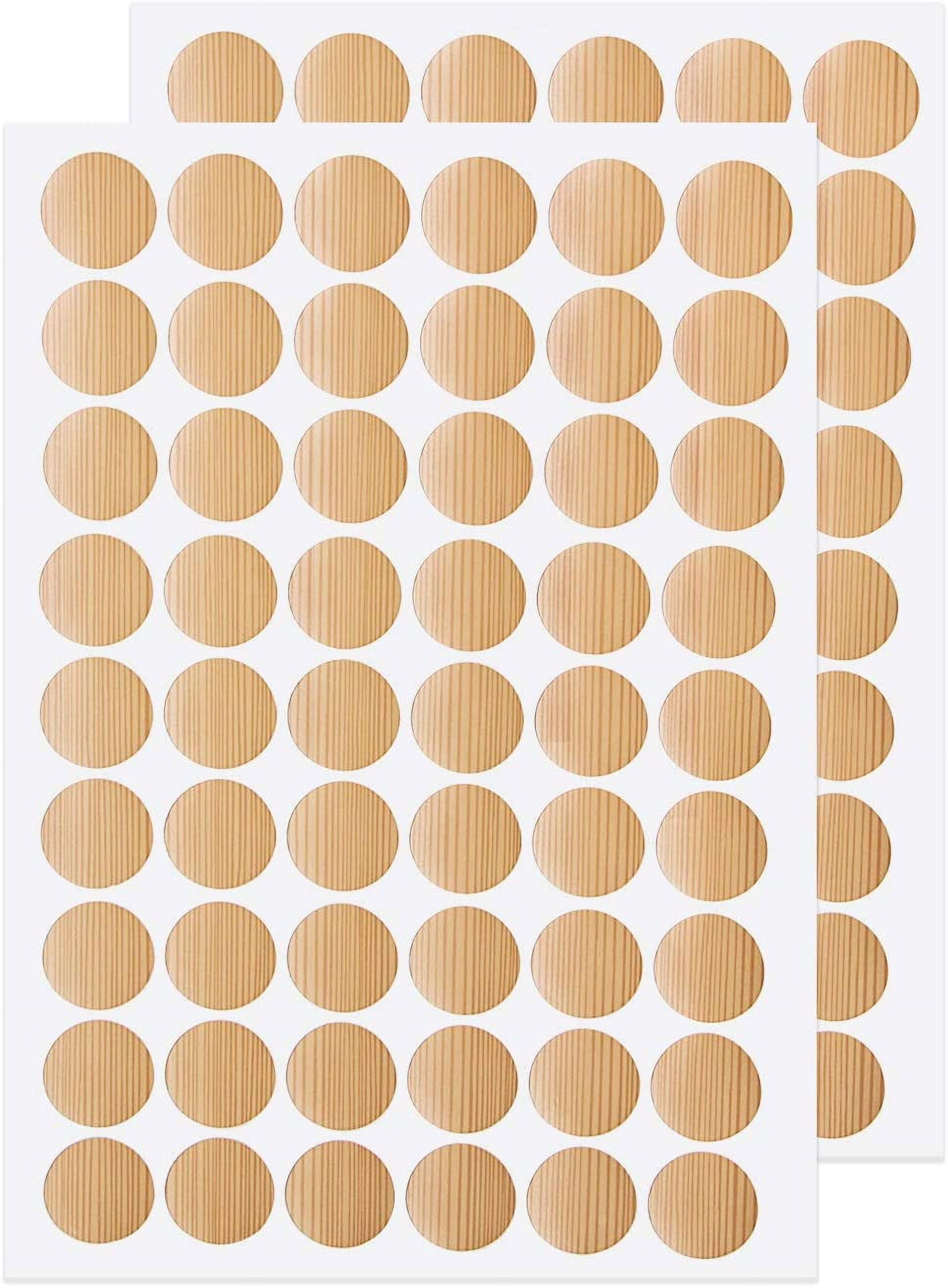 Screw Hole Stickers Pvc Covers Self Adhesive, 21Mm Decorative Stickers ...