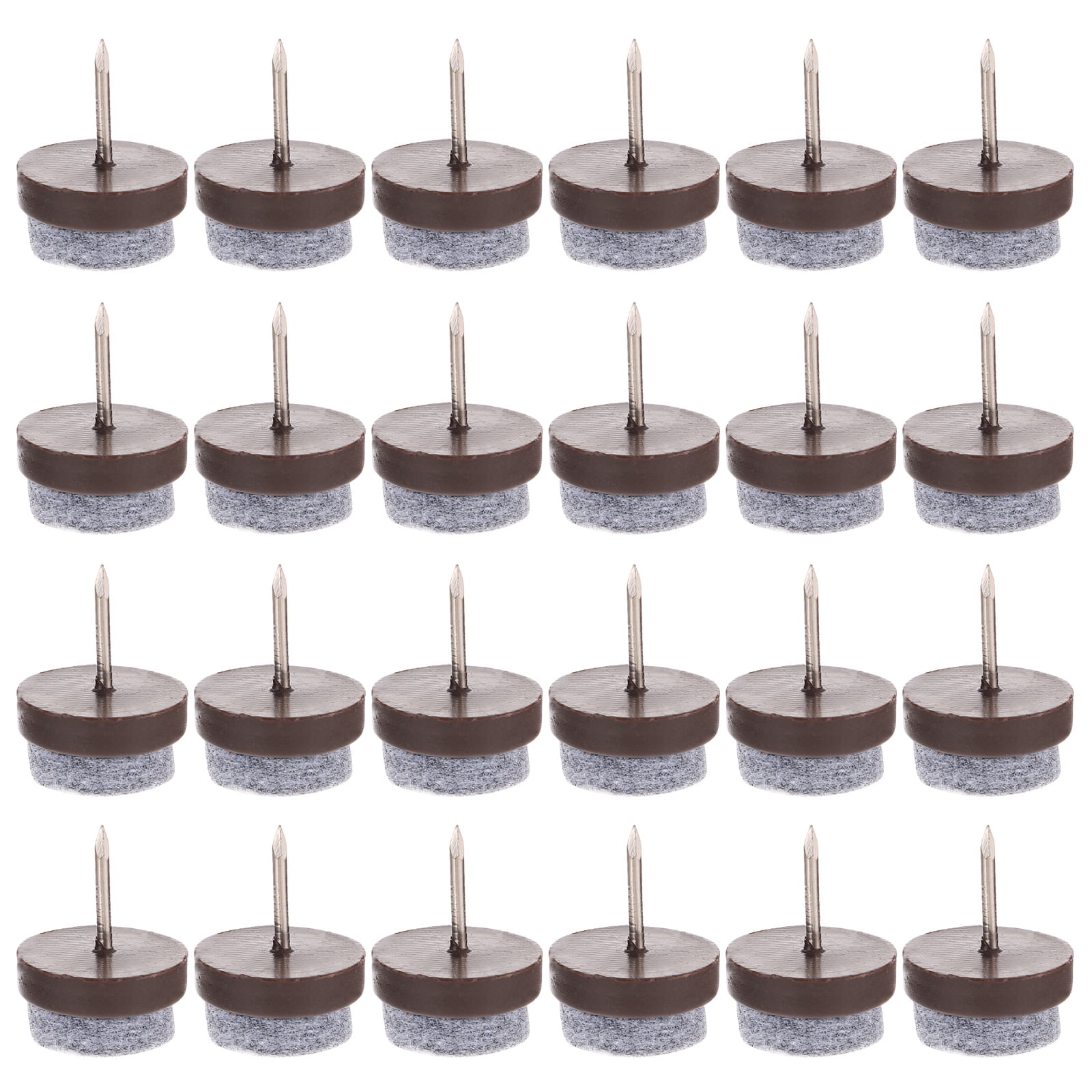 Screw-In Felt Pads 50 Pcs Chair Floor Protectors for Chairs Furniture ...