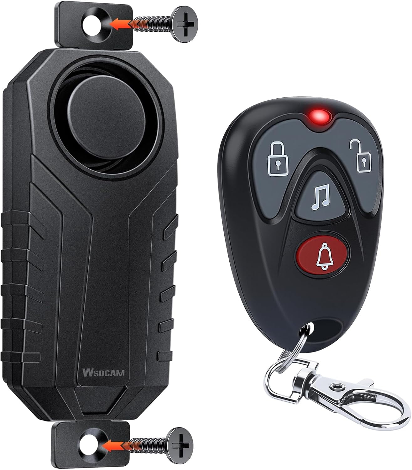 Screw-Mounted Trailer Anti-Theft Alarm - 113dB Loud Vibration Security ...