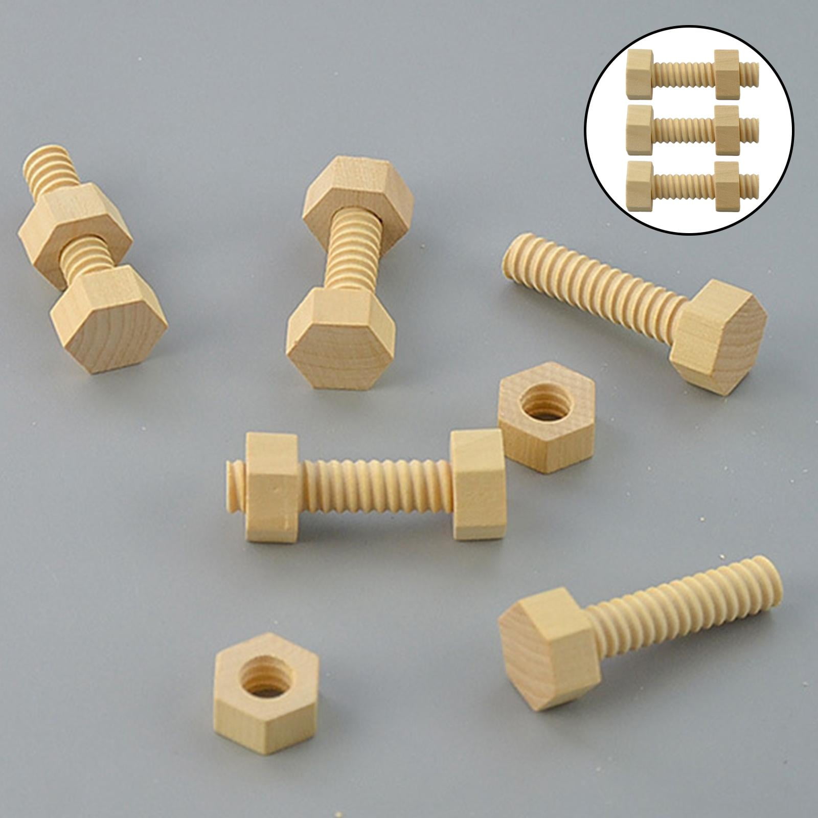 Screw Nut Assembling Toy Skills Puzzle Matching Toys Material DIY ...