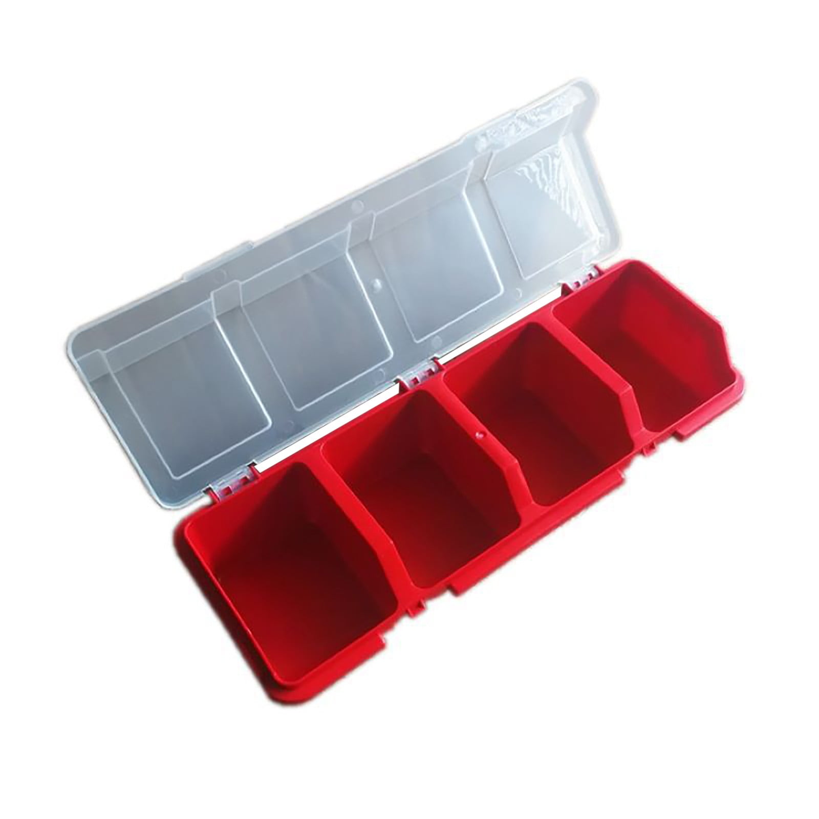Screw Organizer Box With Lids 4 Compartments Tool Divider Compartment ...