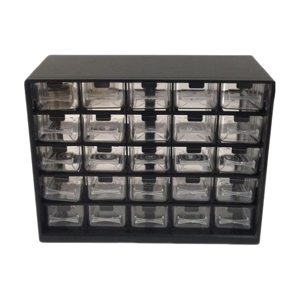 Screw Organizer,Hardware Organizer,25 Drawer Plastic Drawer Storage ...