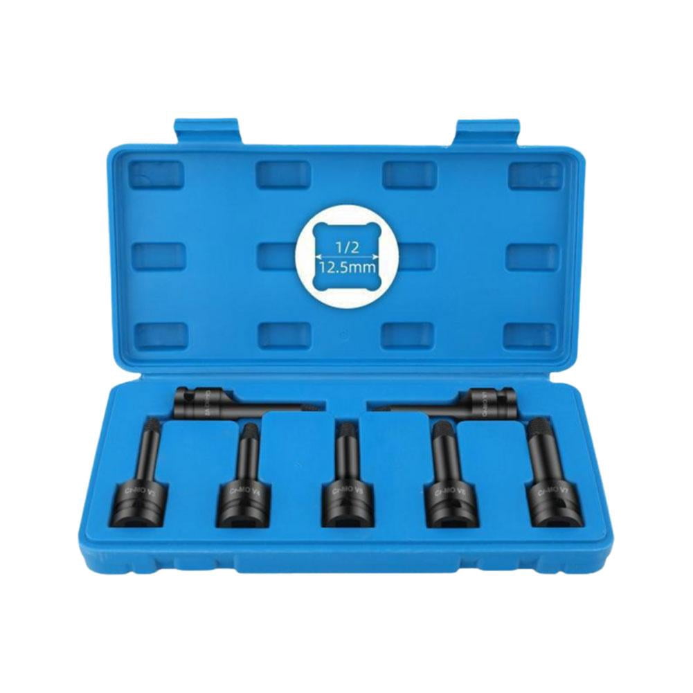 Screw Remover Set,7 Metal Screw Extractor Set, Stripped Screw Removal ...