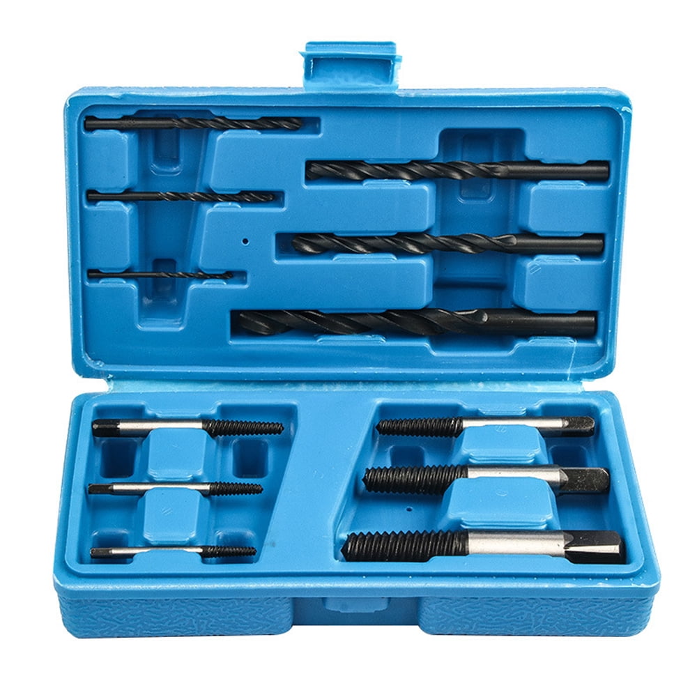 Screw Remover,Stuck Screw Kit Rust Screw Broken Bolt Removal Tool 12pcs ...