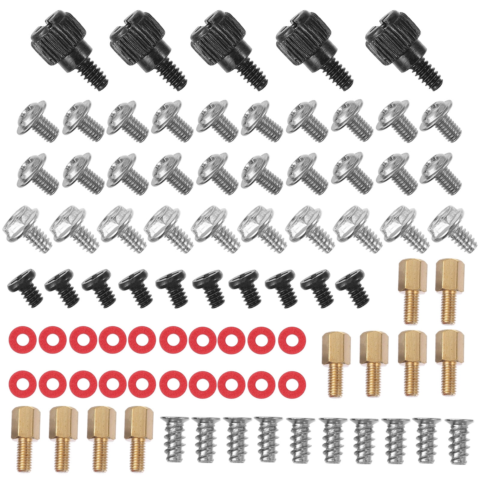 Screw Set Computer Chassis Screws Head Cap Nuts Assortment Kit Reusable ...