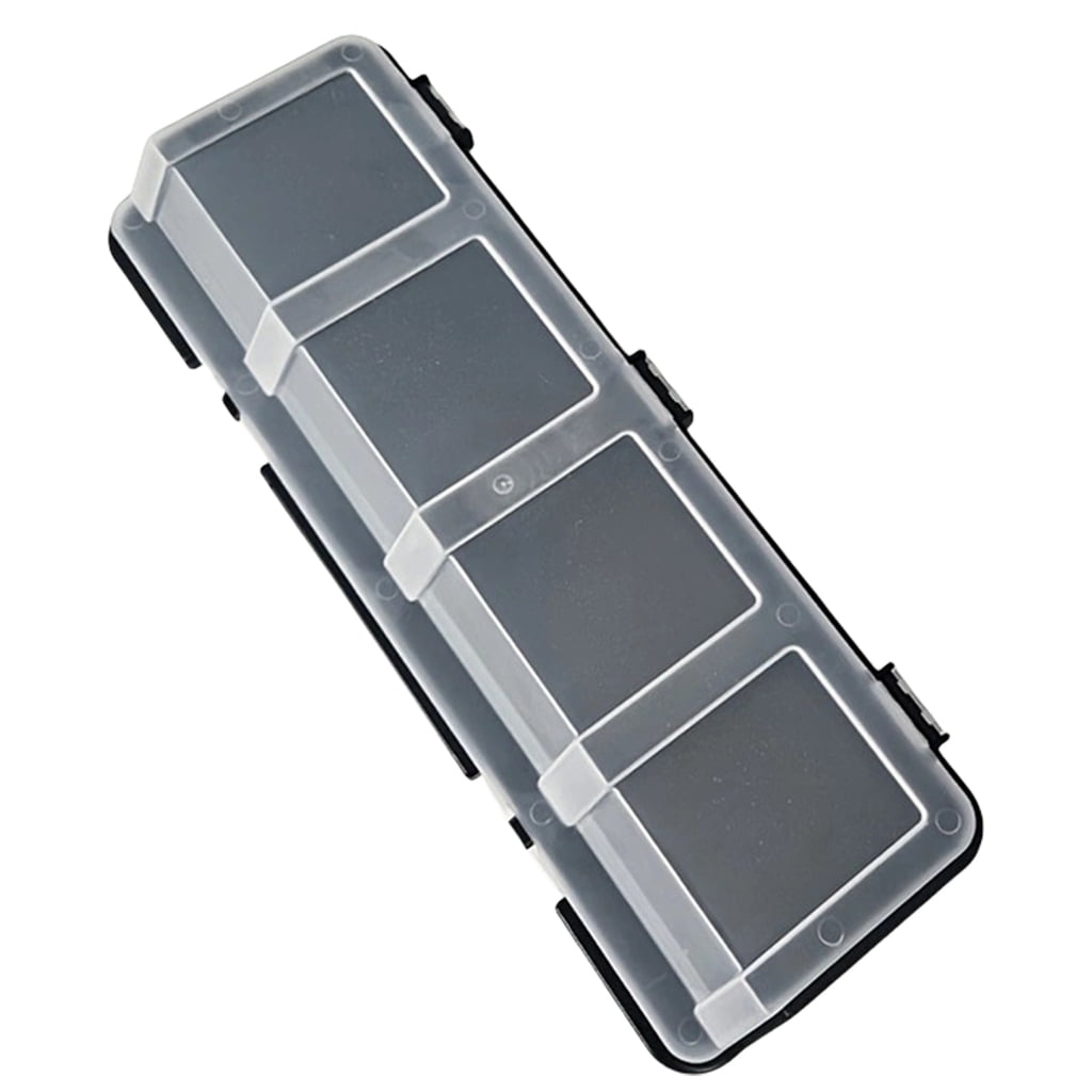 Screw Storage Container Box Four Compartment Parts Organizer Box ...