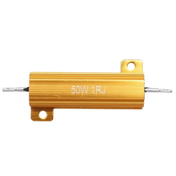 Screw Tab Wirewound Aluminium Resistor 1 Ohm 5% 50 Watt - Walmart.com