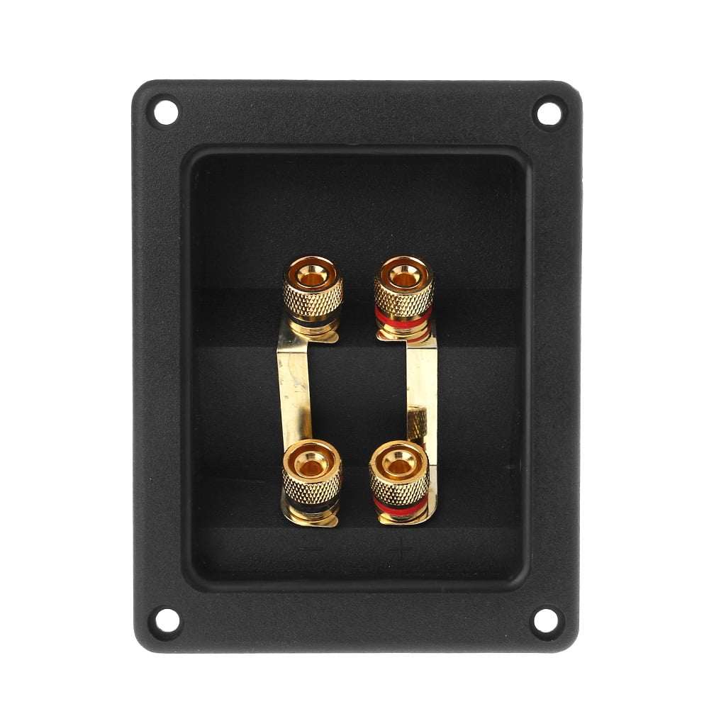 Screw Terminal Round Cup Connector for Dual Voice Coil Subwoofer Input ...