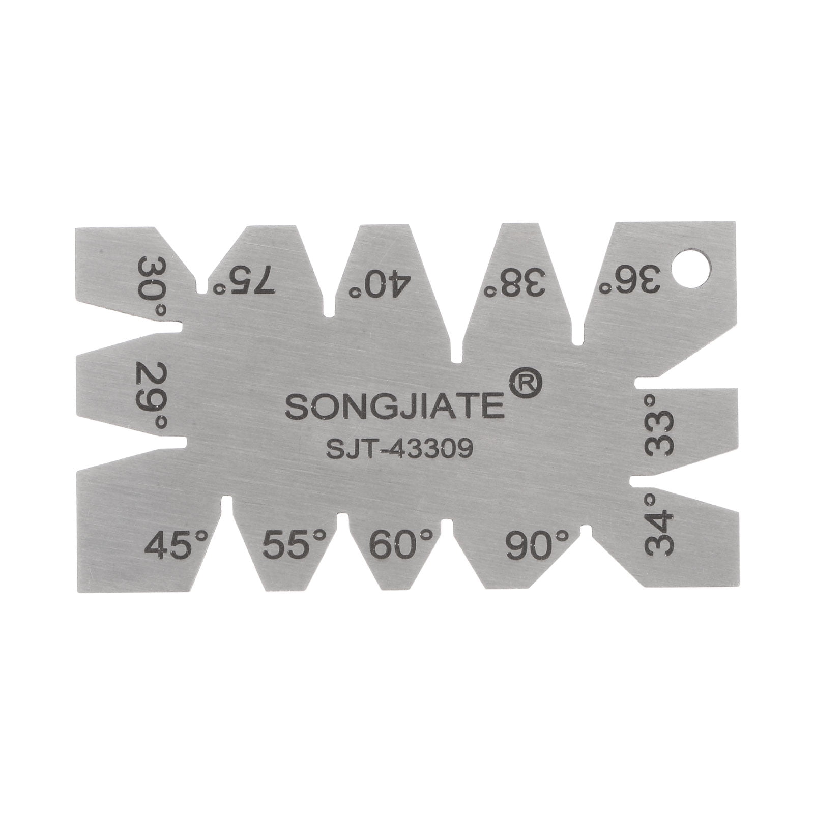 Screw Thread Gauge Cutting Angle Gage Template 29 to 90 Degrees Lathes ...