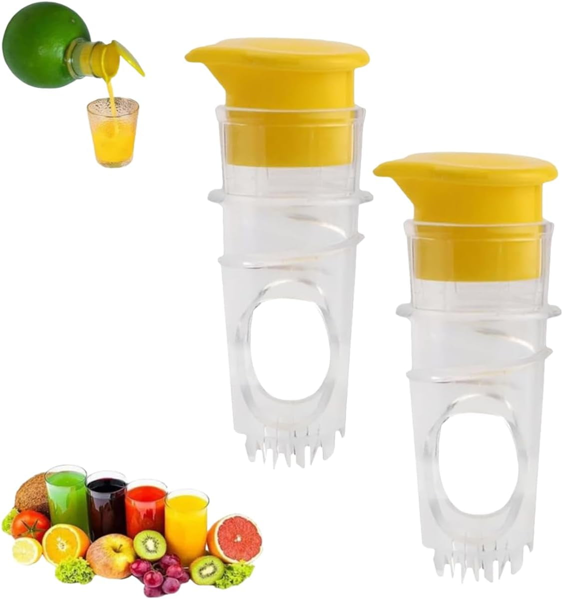 Screw-Top Lemon Squeezer - 2025 Upgraded Lemon Mini Squeezer Screw Top ...
