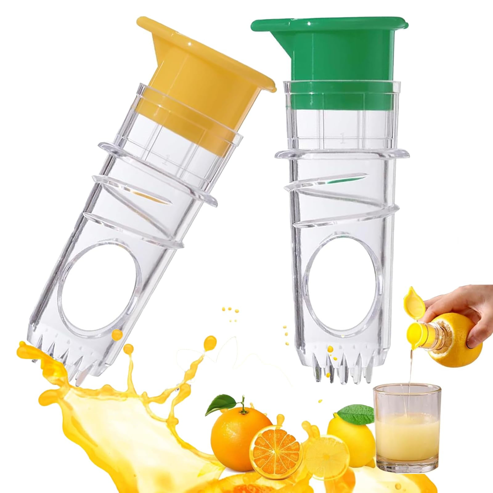 Screw-Top Lemon Squeezer, 2Pcs Lemon Squeezer – Screw Top Citrus Juicer ...