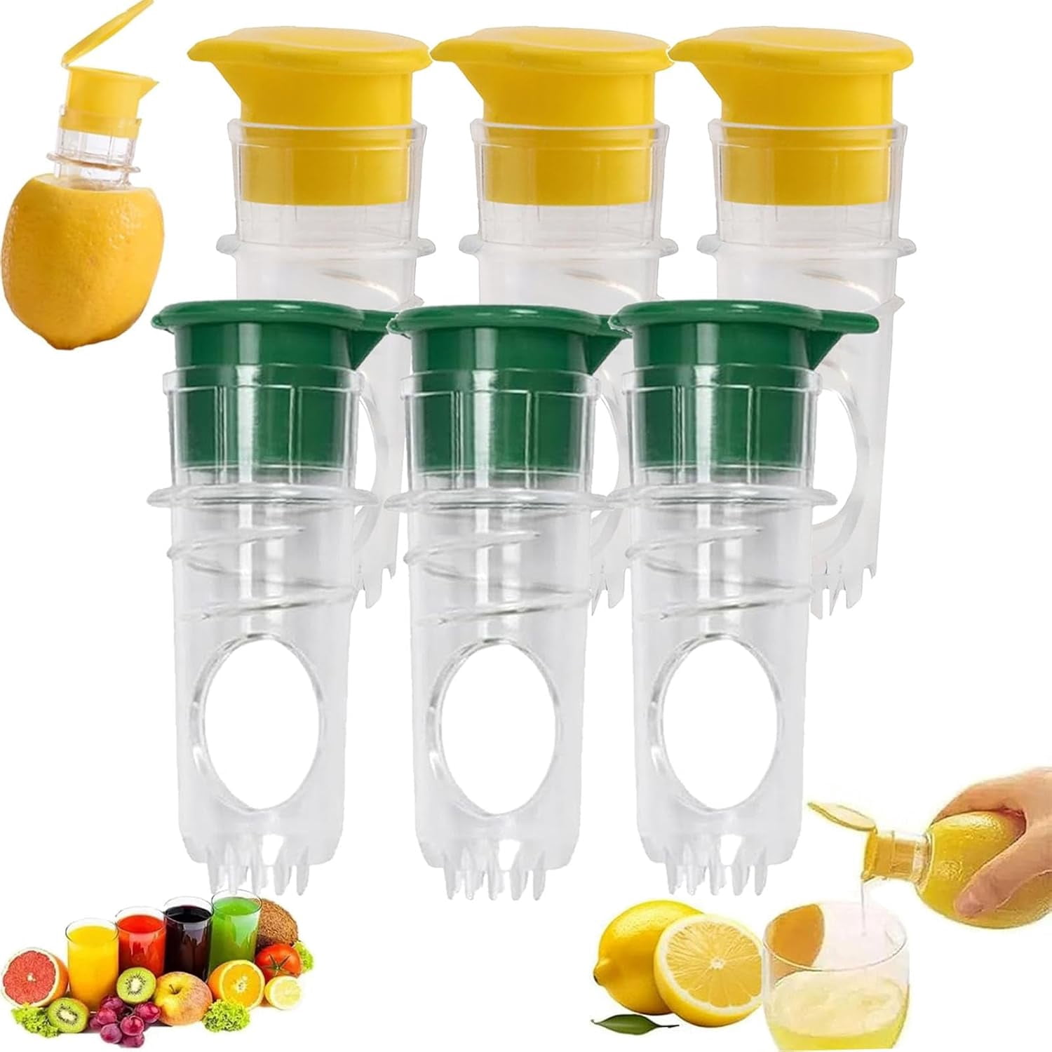 Screw-Top Lemon Squeezer, Lemon Mini Squeezer Screw Top, Exprimidor De ...