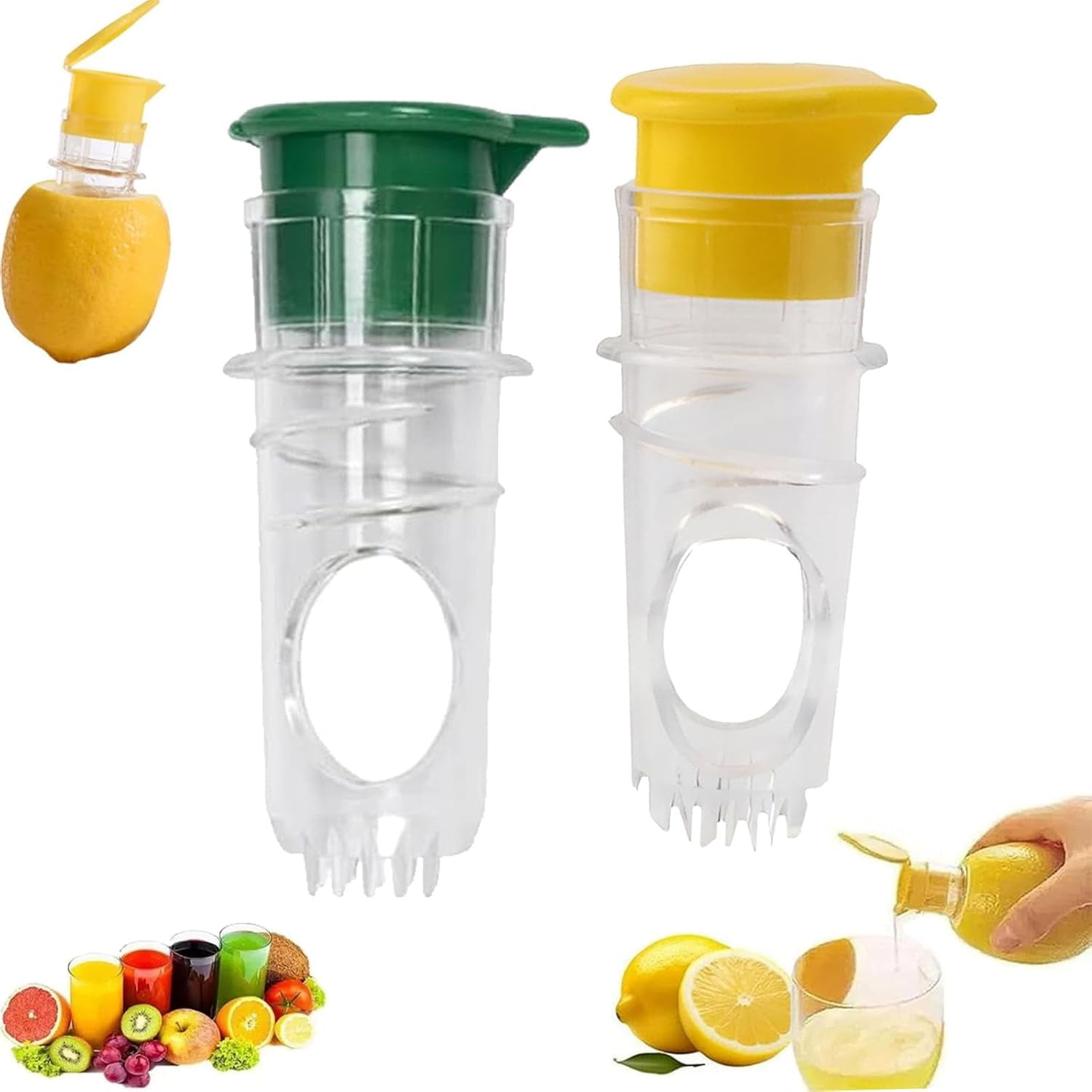 Screw-Top Lemon Squeezer, Lemon Mini Squeezer Screw Top, Exprimidor De ...