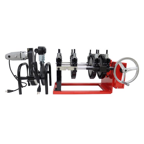 Screw Type Hand-operated Pipeline Hot Melt Machine 4 Clamps Pipe Fusion ...