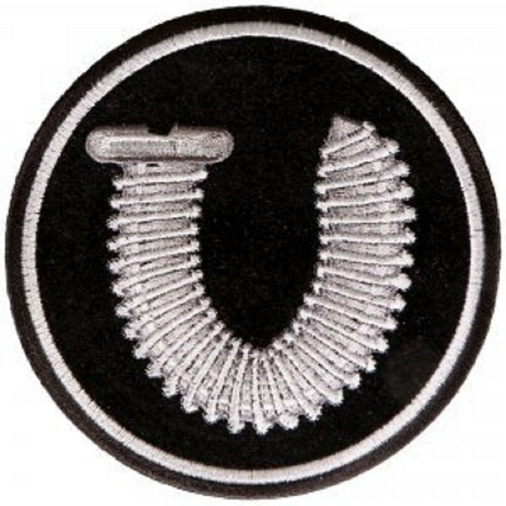 Screw U Shaped, Embroidered Iron-on/ Sew-on Biker's Rayon Patch - 4" x ...