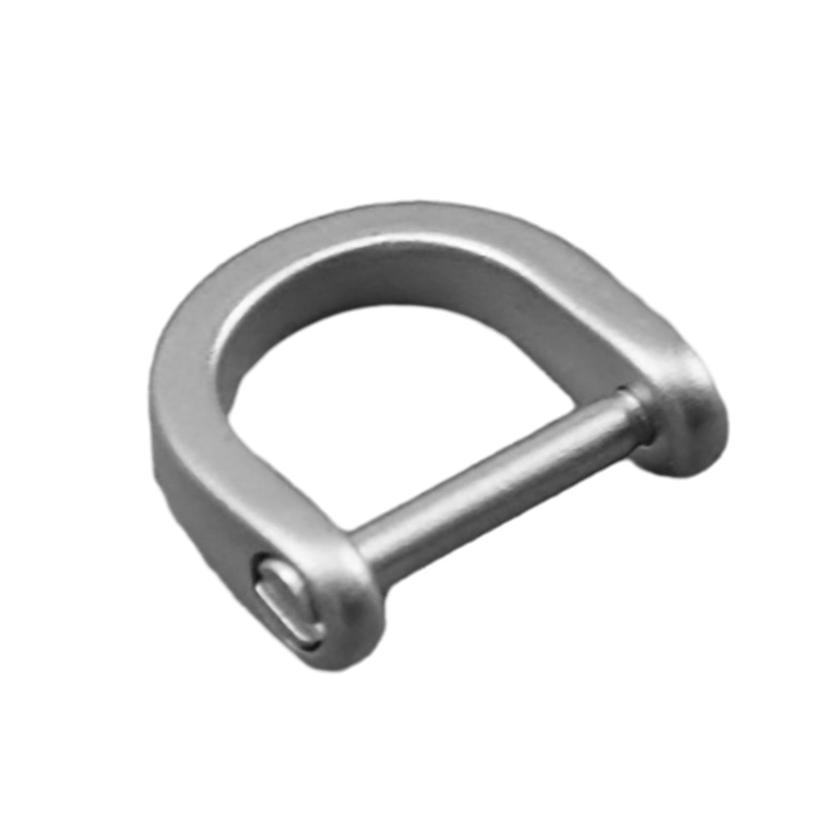Screw in Shackle Semicircle D Rings for Leather Crafts Horseshoe U ...