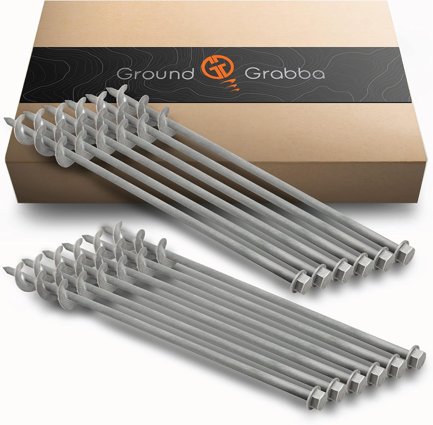 Screw in Tent Stake for Sand and Loose Ground | Premium Drill Driven ...