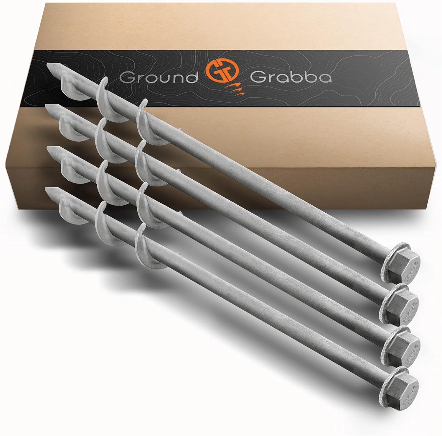 Screw in Tent Stake for Sand and Loose Ground | Premium Drill Driven ...
