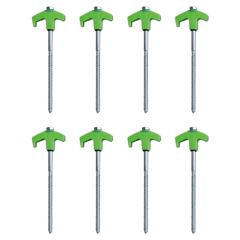 Screw in Tent Stakes - Ground Anchors Screw In, Tent Pegs Camping ...