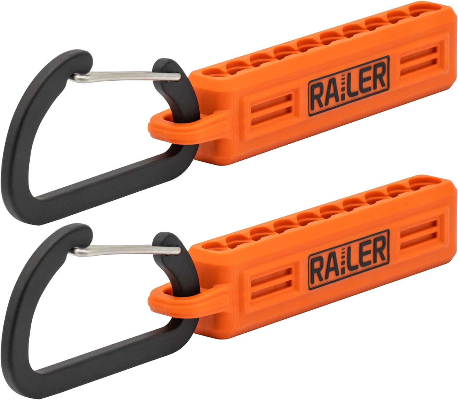Screwdriver Bit Holder Storage Organizer – Railer 10-Hole Orange Bit ...