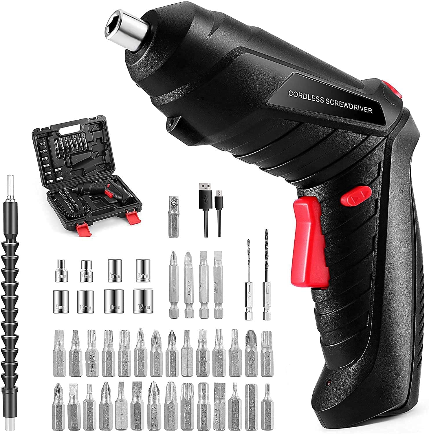 Screwdriver Bit Set Drill Machine | Accessories, Flexible Shaft ...
