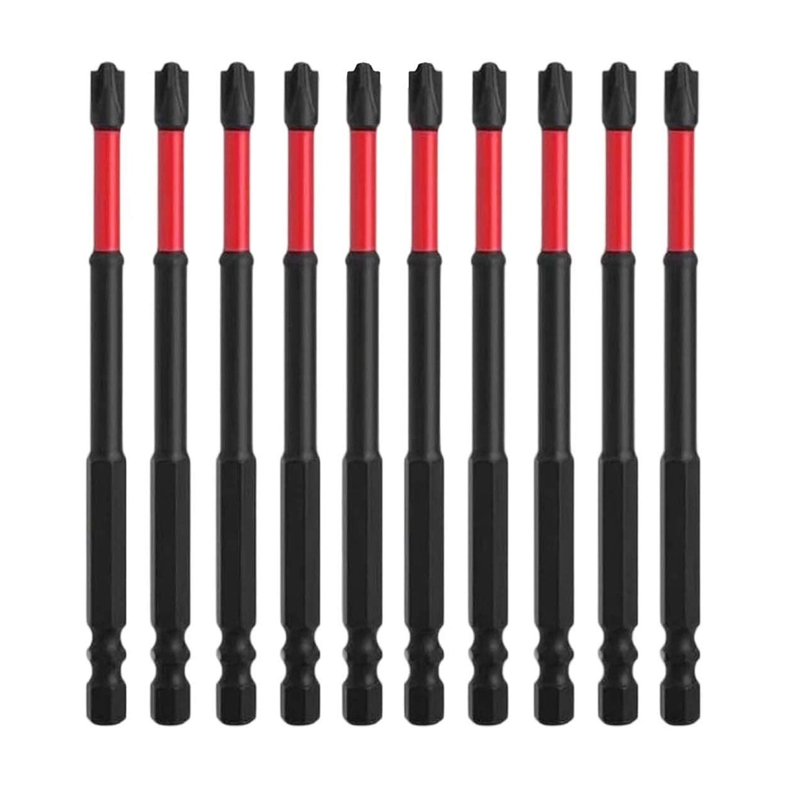 Screwdriver Bit Set For Electricians Hex Shank Slot Drill Bits A5 Steel ...