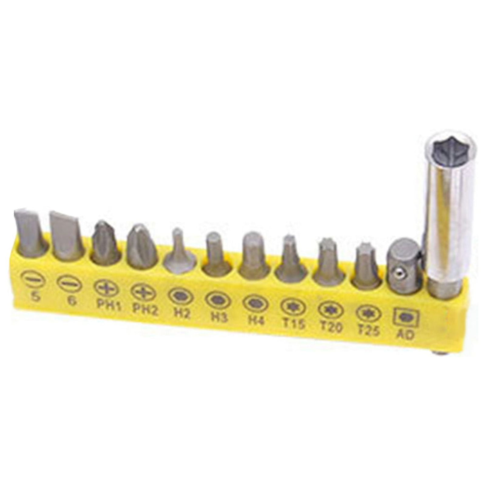 Screwdriver Bits Socket Set, 12Pcs/Set Electric Drill Slotted/Phillips ...