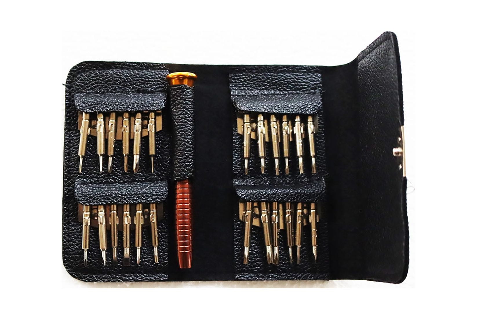 Screwdriver Combination Set 25-in-1 Multipurpose High-End Leather Case ...