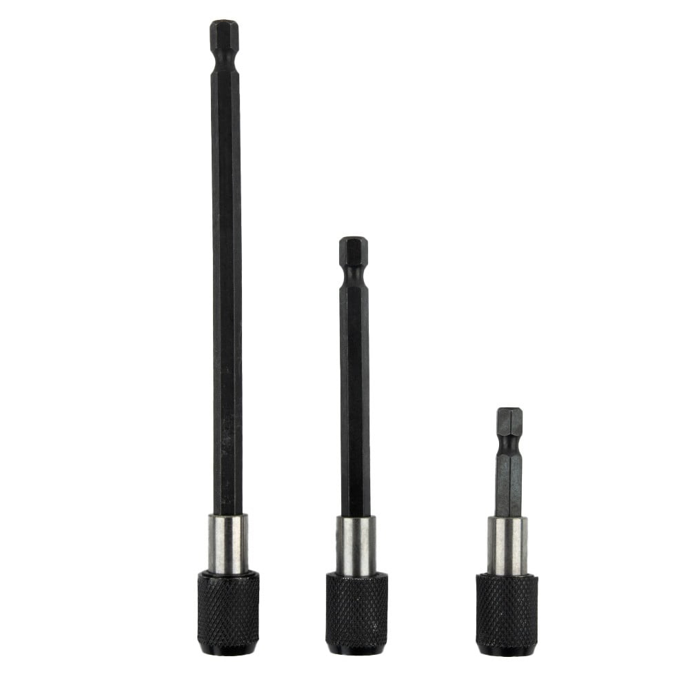 Screwdriver Extension Kit Quick Release 1/4 Hex Shank Holder Drill Bit ...
