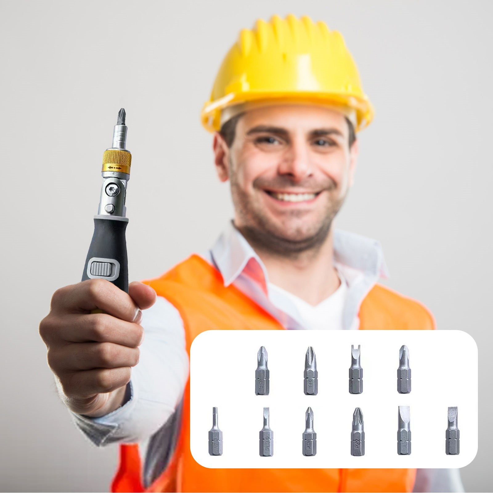 Screwdriver Grey Clearance! 10 in 1 Multi Angle Screwdriver Tools 180 ...