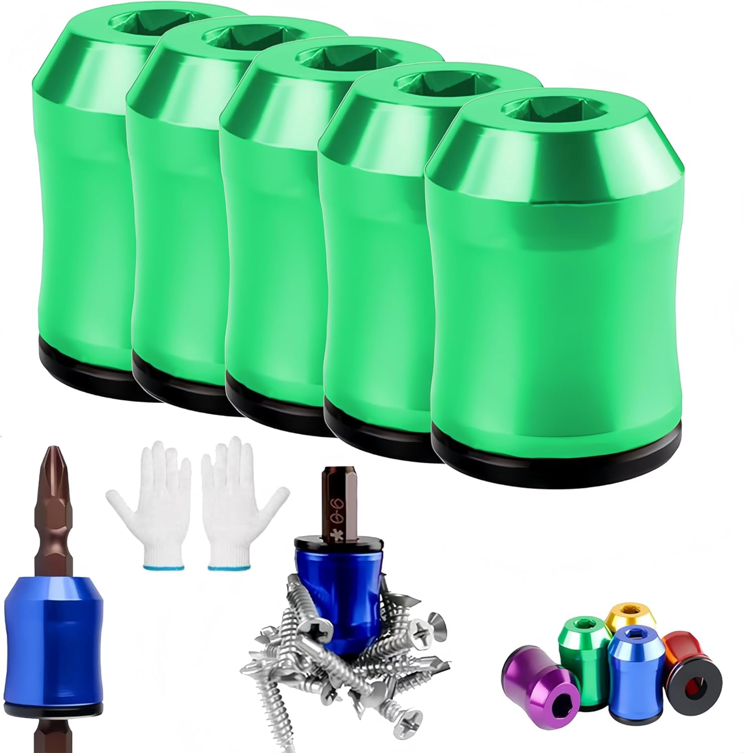 Screwdriver Head Magnetic Ring, 2026 Upgraded Magnetizer Screw ...