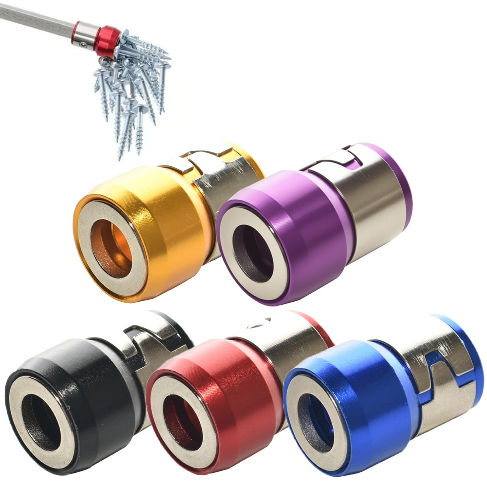 Screwdriver Head Magnetic Ring, Universal Magnetic Screw Ring ...