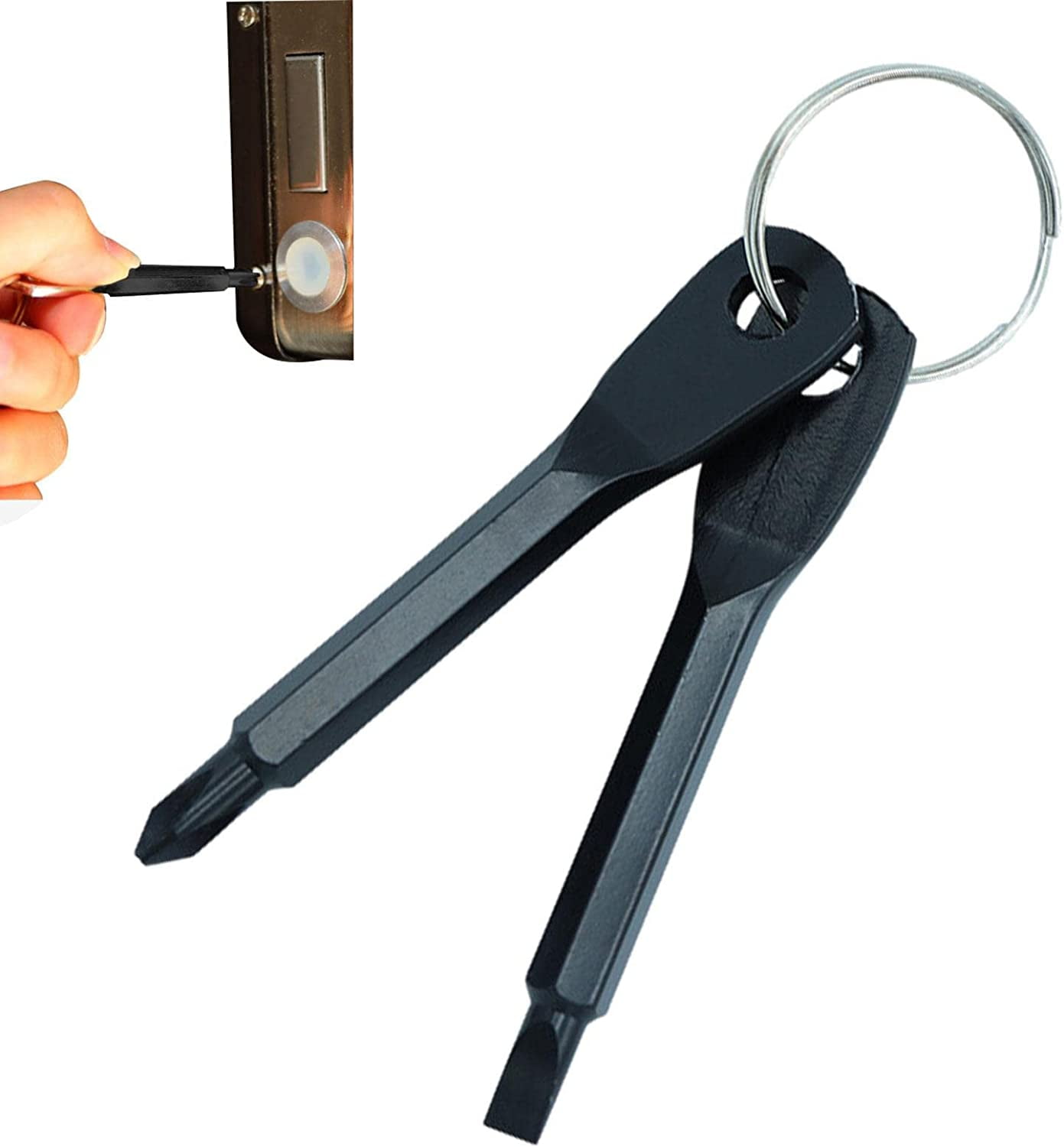 Screwdriver Keychain, Cross Tip Screwdriver Set, Wrench Tool ...