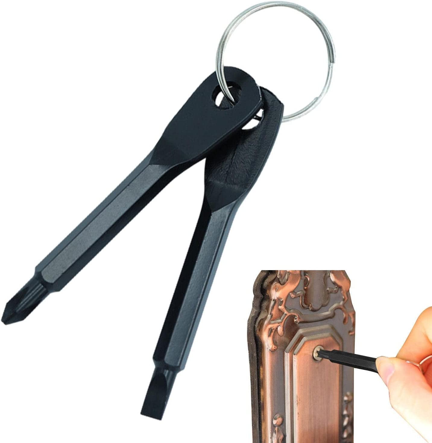 Screwdriver Keychain, Mini Screwdriver Set, Multi-function Tool ...