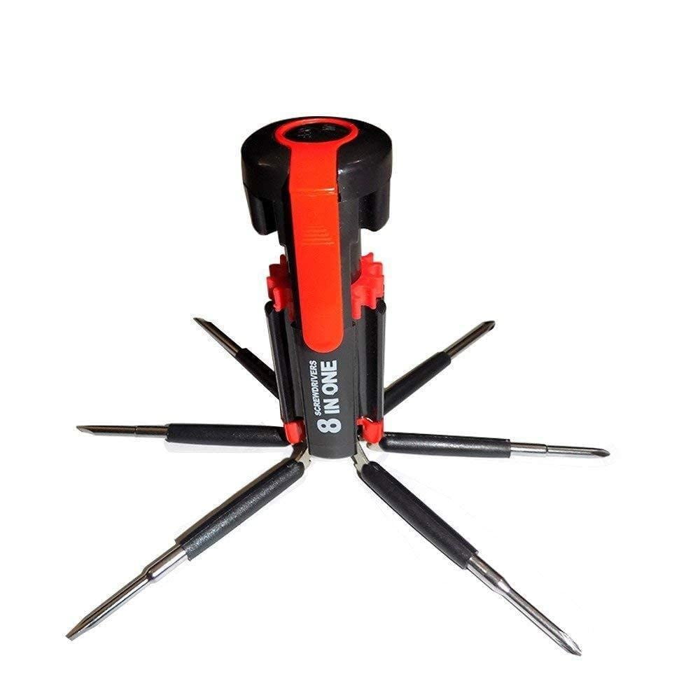 Screwdriver Kit - 08 In 1 Multi Function With Led Portable Torch ...