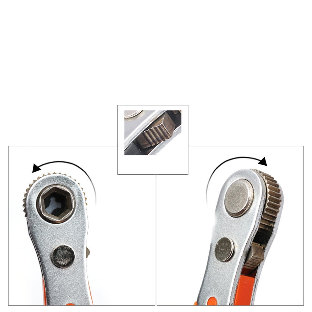 Screwdriver Set Miniature Reversible Drive Handle Tooth Set Carpetbags ...