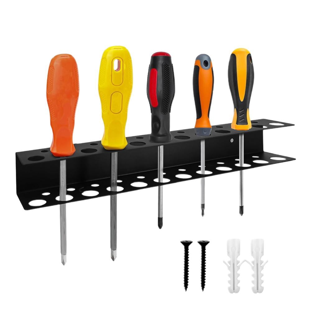 Screwdriver Wall Rack, Heavy Duty Screwdriver Organizer, Metal ...