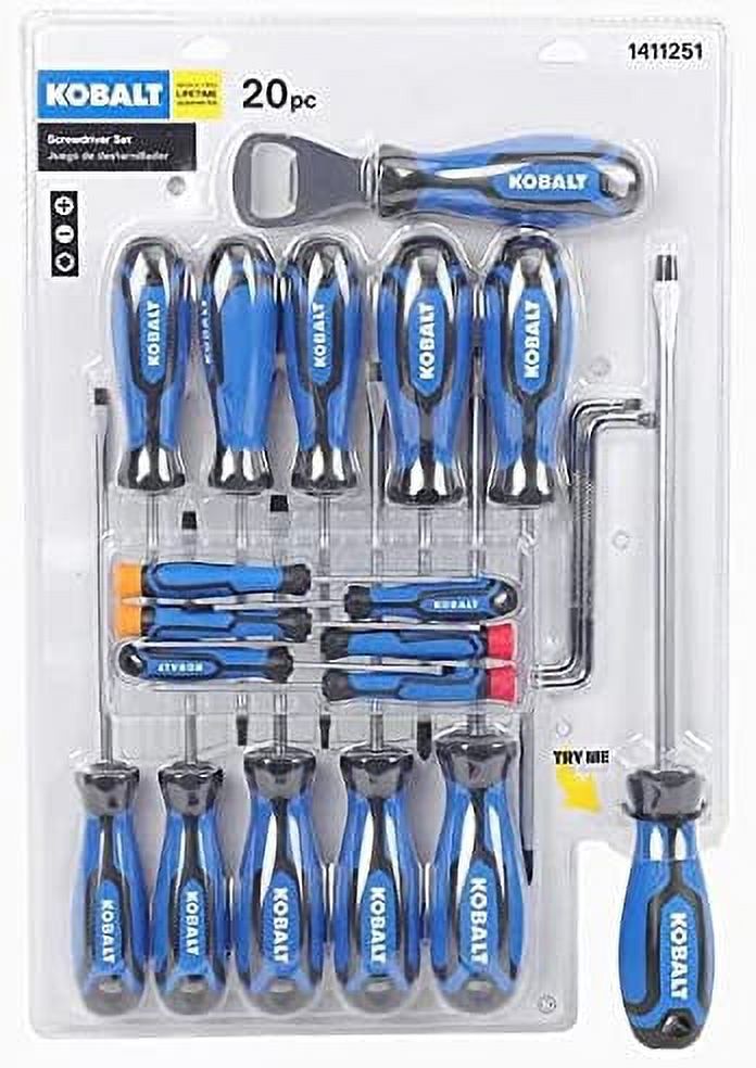Screwdrivers 20-Piece Plastic Handle Magnetic Screwdriver Set - Walmart.com