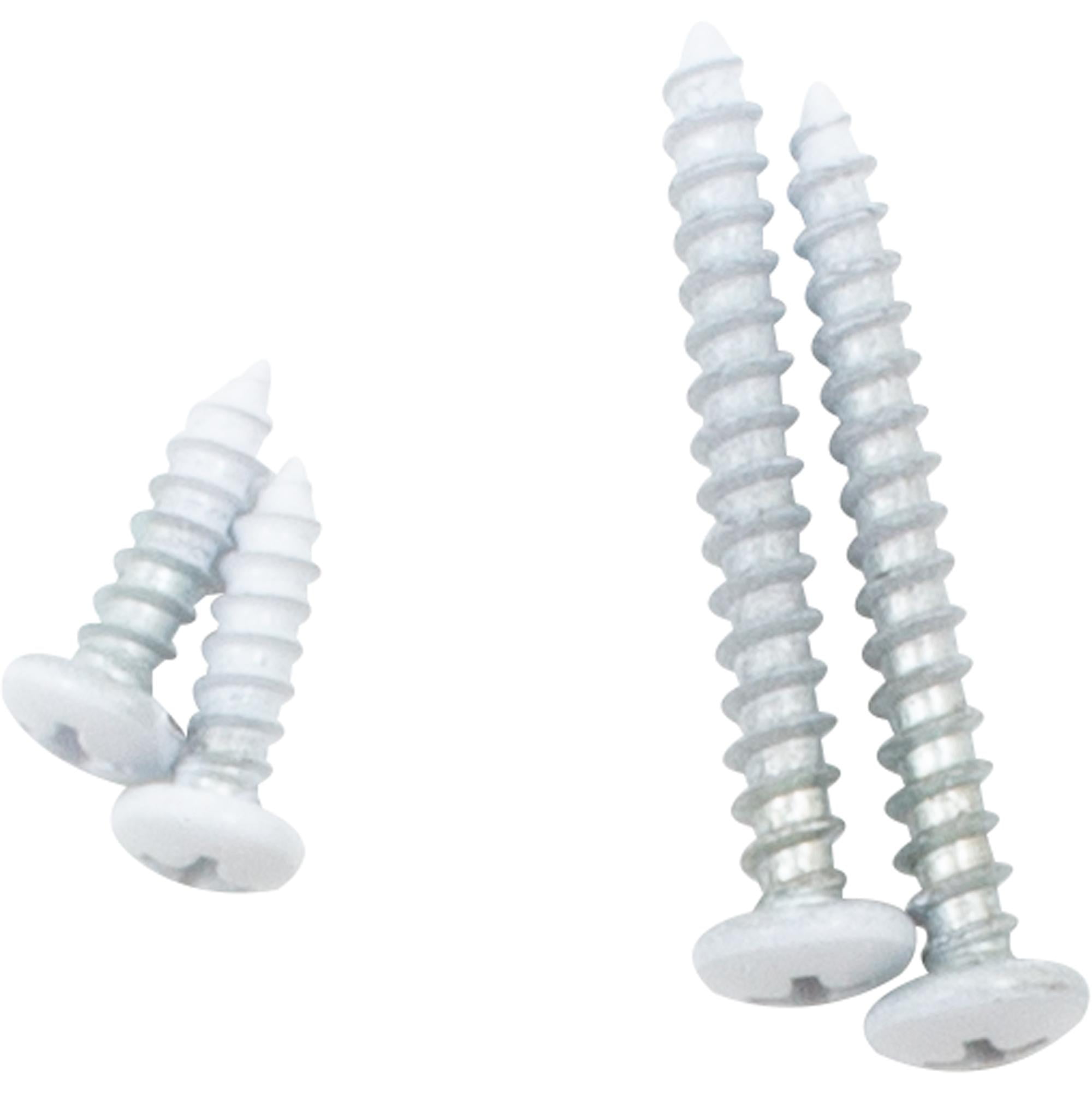 Screws for Shelf Brackets, 4-Pack, 1-1/2" (2) and 1/2" (2) Screws ...