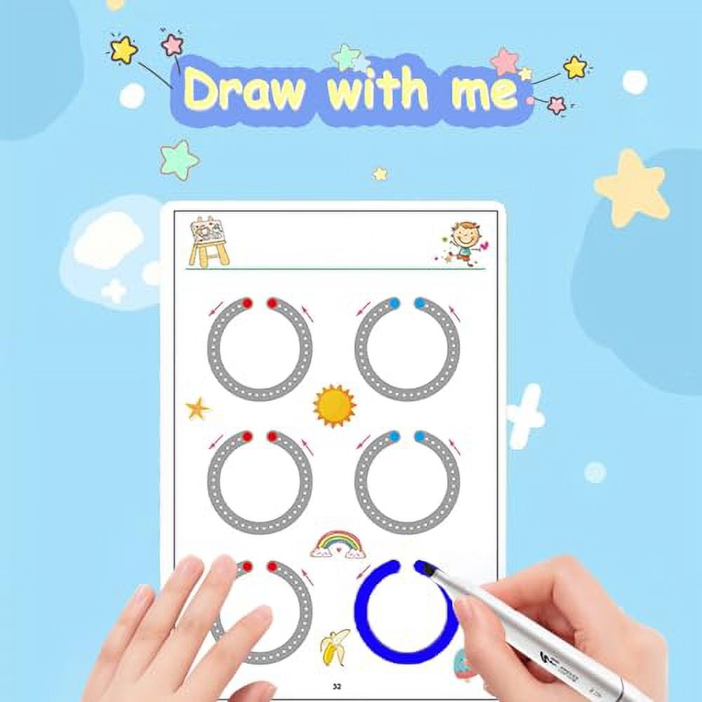 Scribble Smart Workbook, 2024 New Scribble Smart Workbook Reusable ...